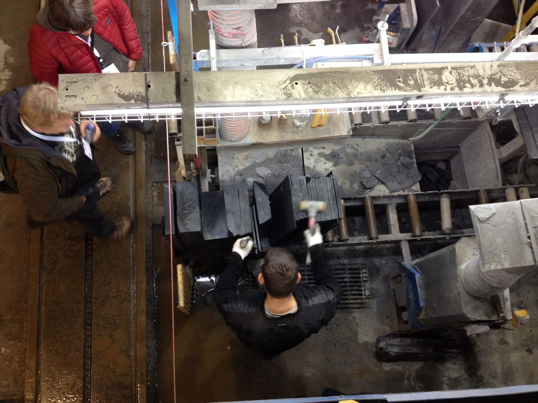 Splitting Roofing Slate Shingles - Slate Roof Shingles & Roofing ...