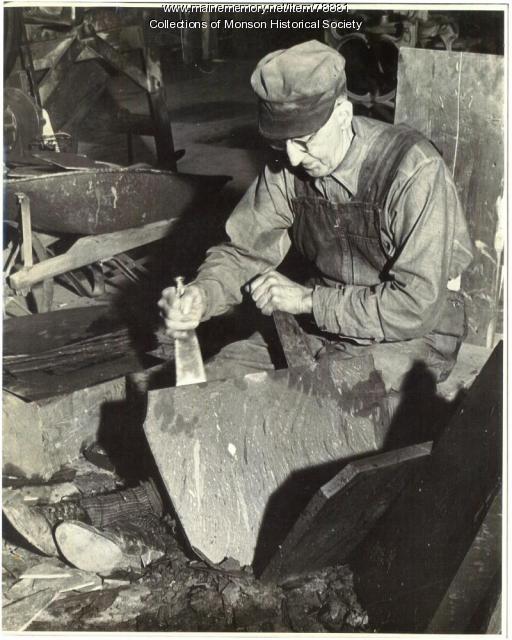 Splitting Roofing Slate Shingles - Slate Roof Shingles & Roofing ...